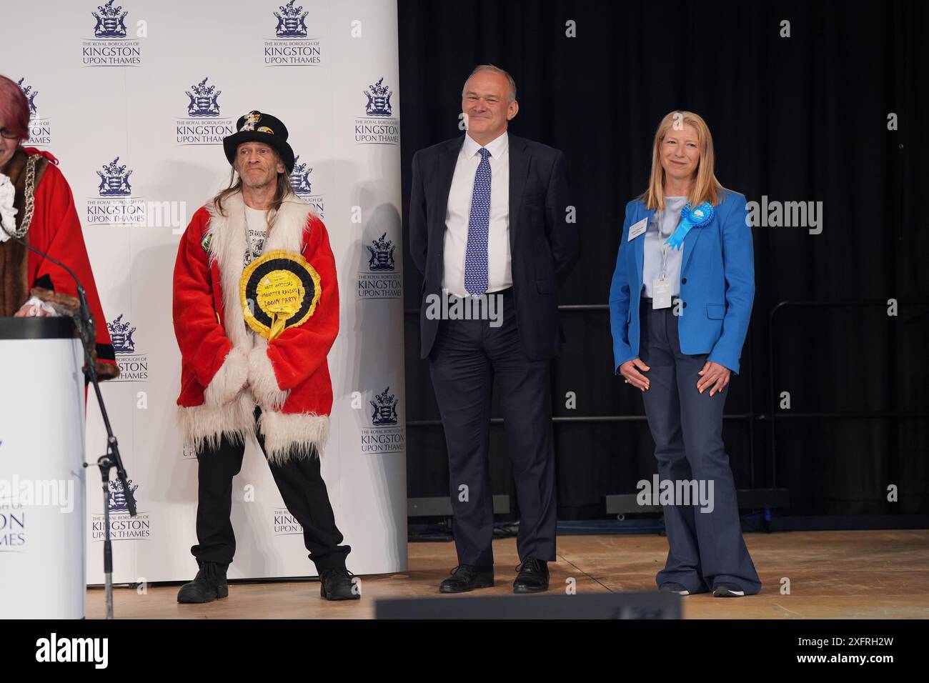 Liberal Democrat leader Sir Ed Davey at King's Centre in Chessington ...