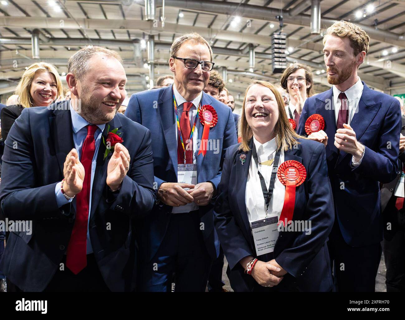 Edinburgh, United Kingdom. 05 July, 2024 Pictured: Labour candidates ...