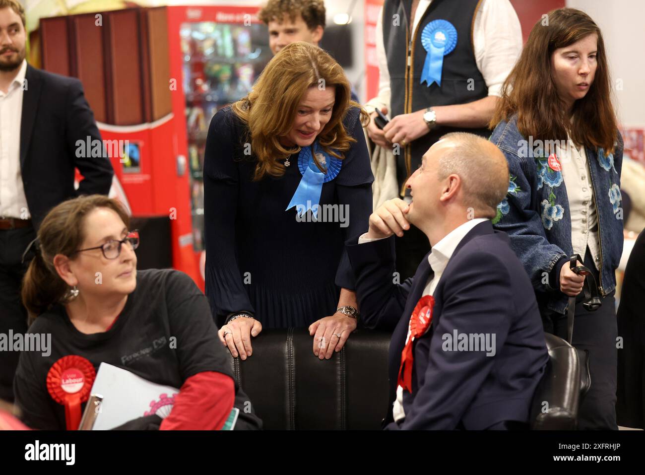 Chichester, West Sussex, UK. Pictured is Gillian Keegan arriving at the ...