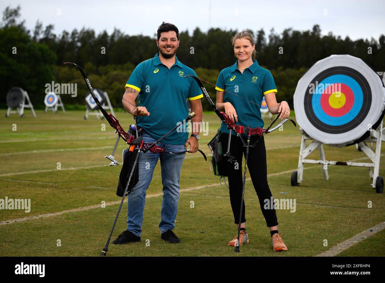 Sydney, Australia. 05th July, 2024. Archers Peter Boukouvalas and Laura ...