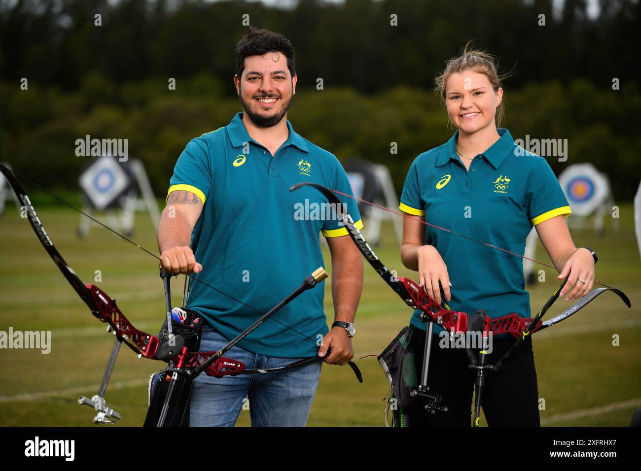 Sydney, Australia. 05th July, 2024. Archers Peter Boukouvalas and Laura ...