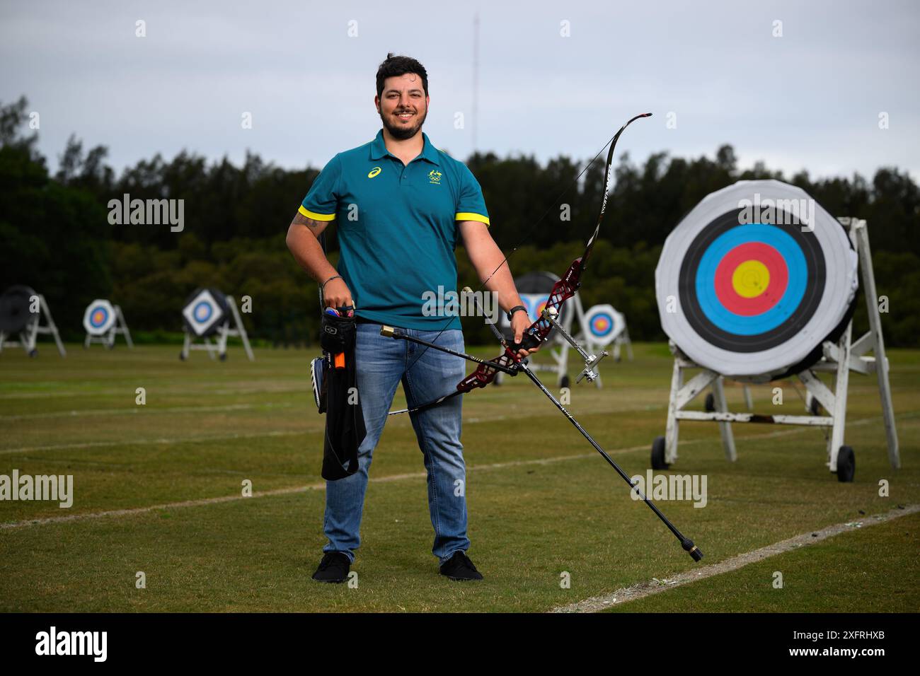 Sydney, Australia. 05th July, 2024. Archer Peter Boukouvalas poses for ...