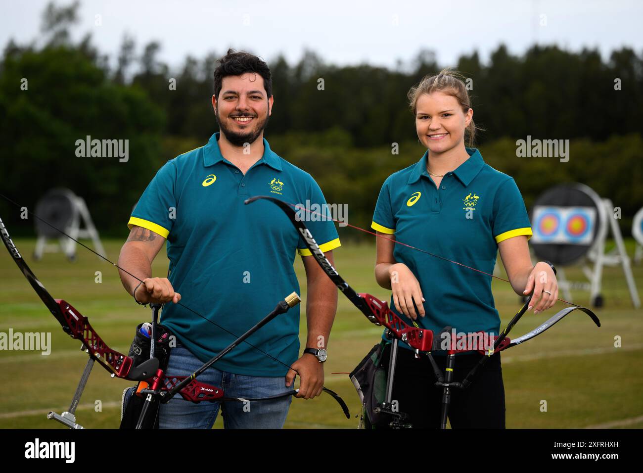 Sydney, Australia. 05th July, 2024. Archers Peter Boukouvalas and Laura ...