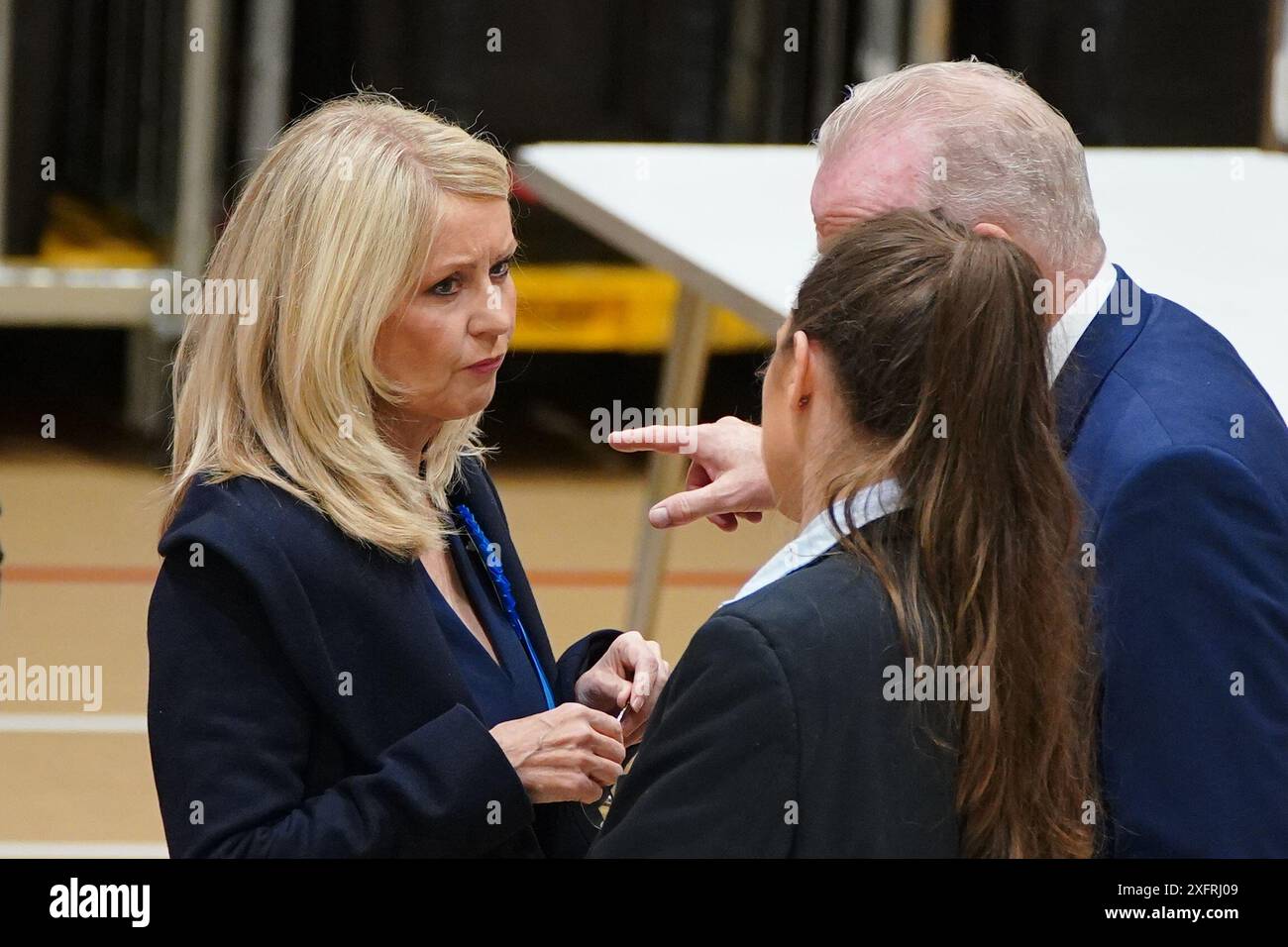 Minister of State without Portfolio Esther McVey at Macclesfield ...