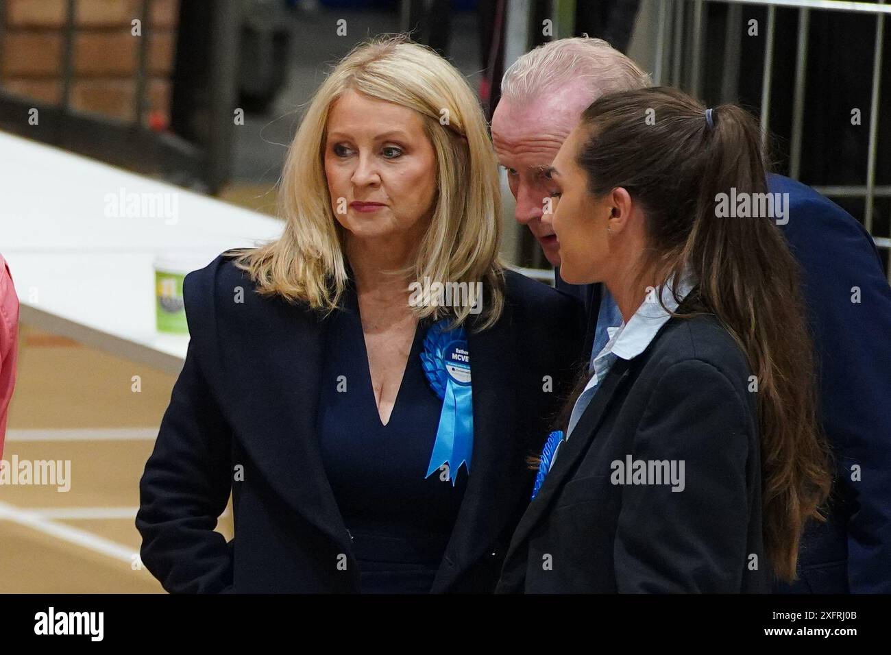 Minister of State without Portfolio Esther McVey at Macclesfield ...