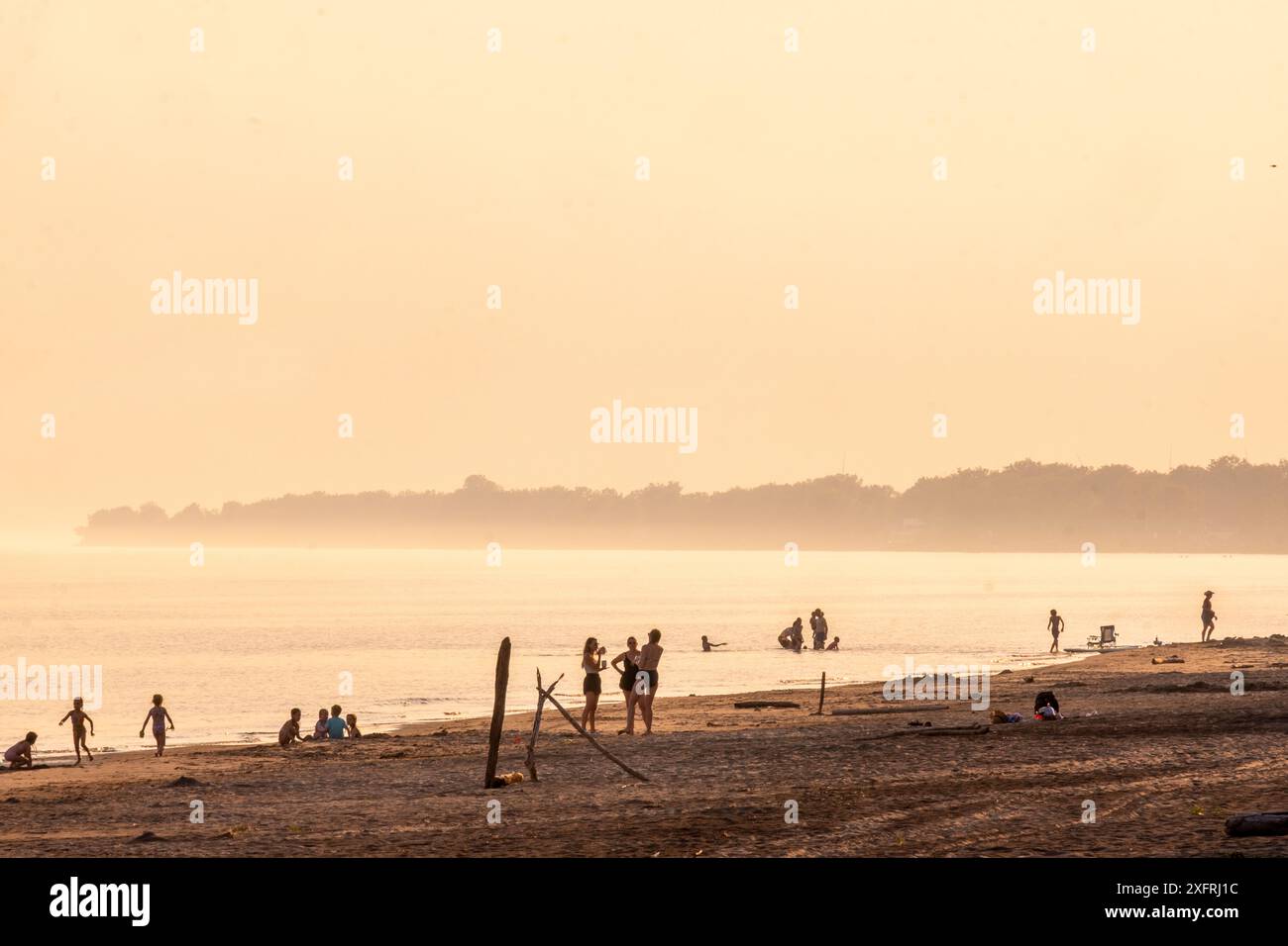 Summer evening at Long Point Provincial Park, Ontario, Canada Stock ...