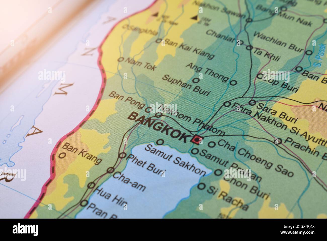 Thailand political map capital bangkok hi-res stock photography and ...
