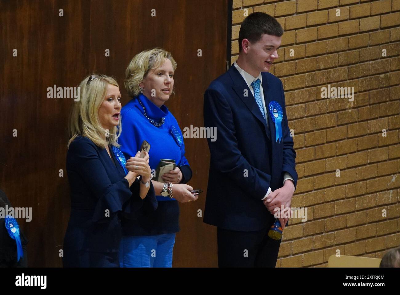 Minister of State without Portfolio Esther McVey at Macclesfield ...