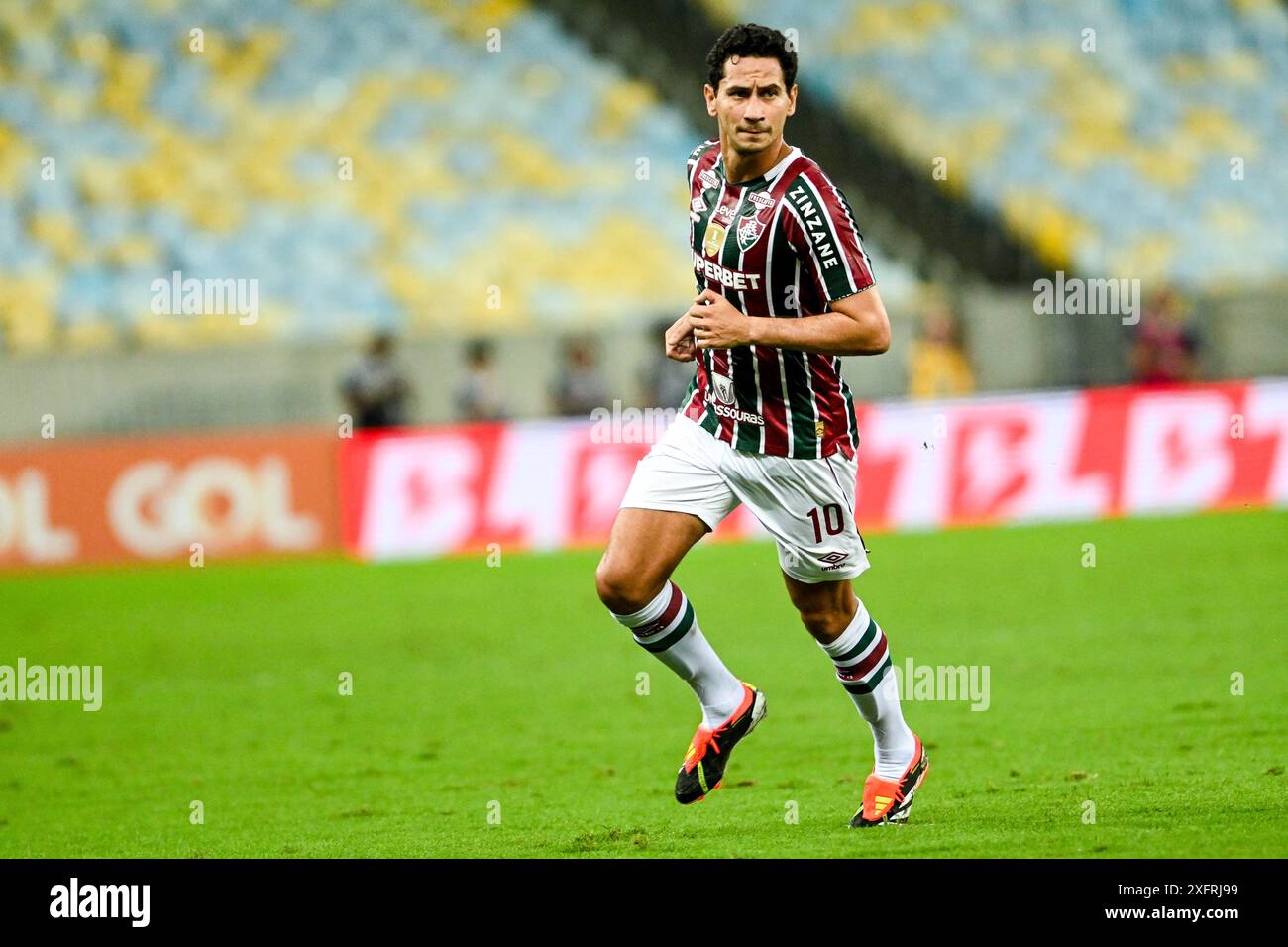 Rio, Brazil - july 04 2024: PH Ganso player in match between Fluminense ...