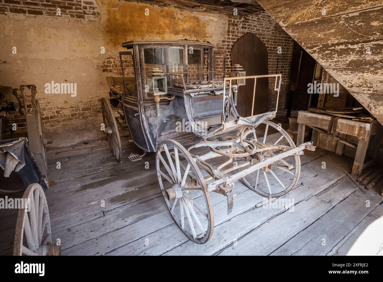 Carriage at the Aiken-Rhett House Museum, Charleston, South Carolina ...
