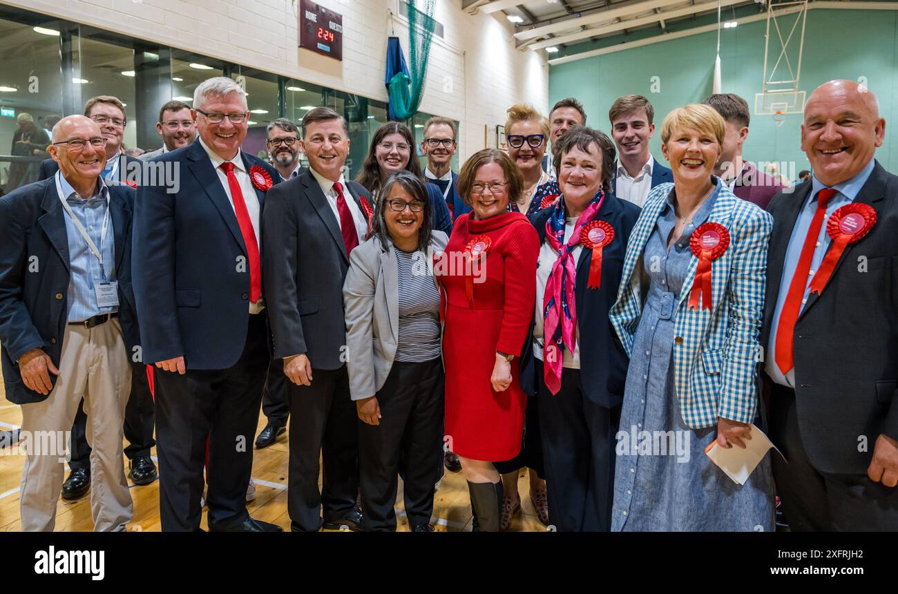 East Lothian, Scotland, UK, 05 July 2024. General Election count: the ...