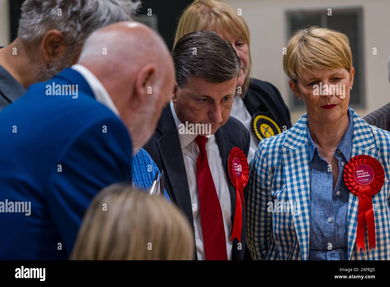 Former mp douglas alexander arrives hi-res stock photography and images ...