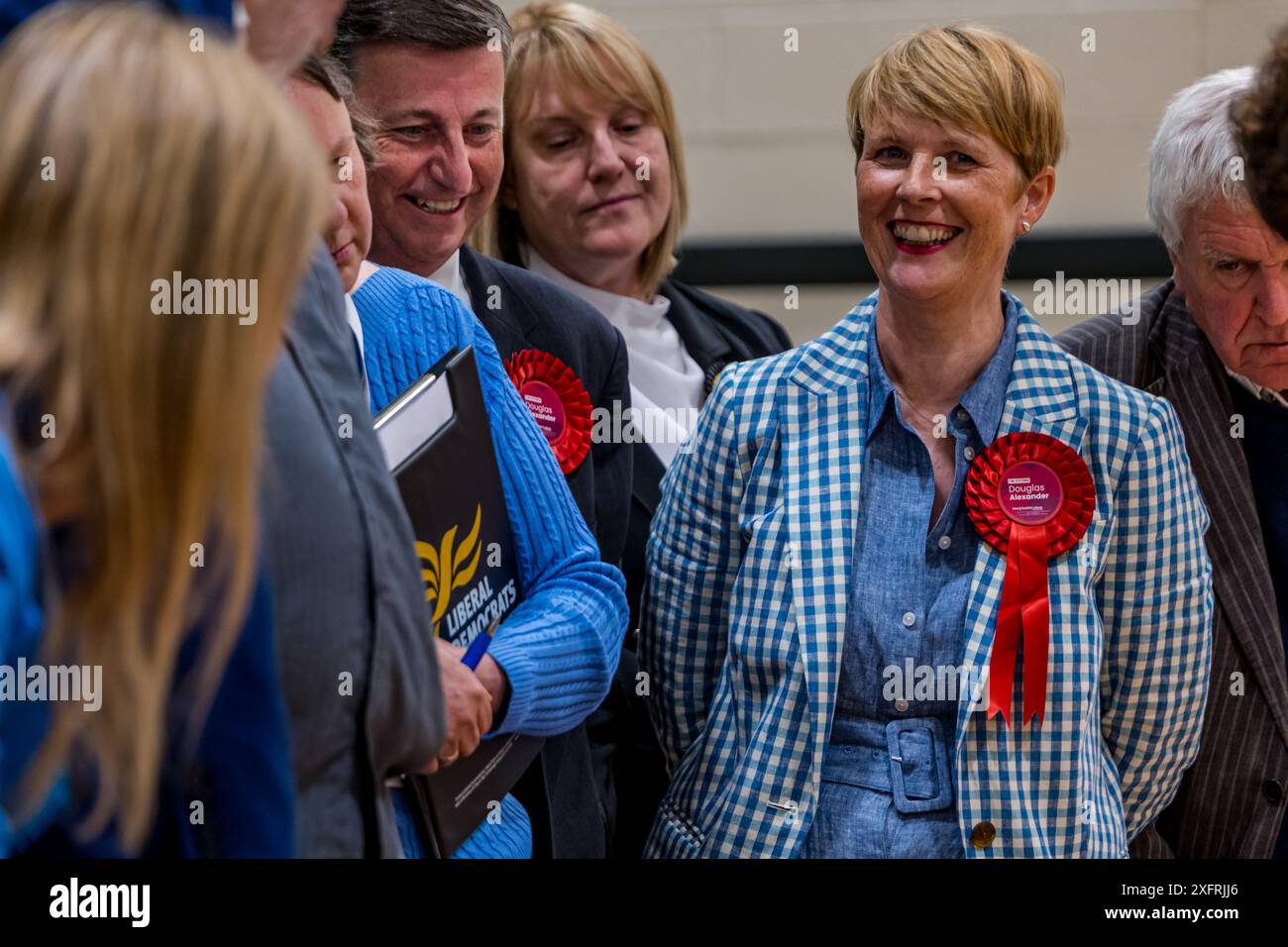 Former mp douglas alexander arrives hi-res stock photography and images ...