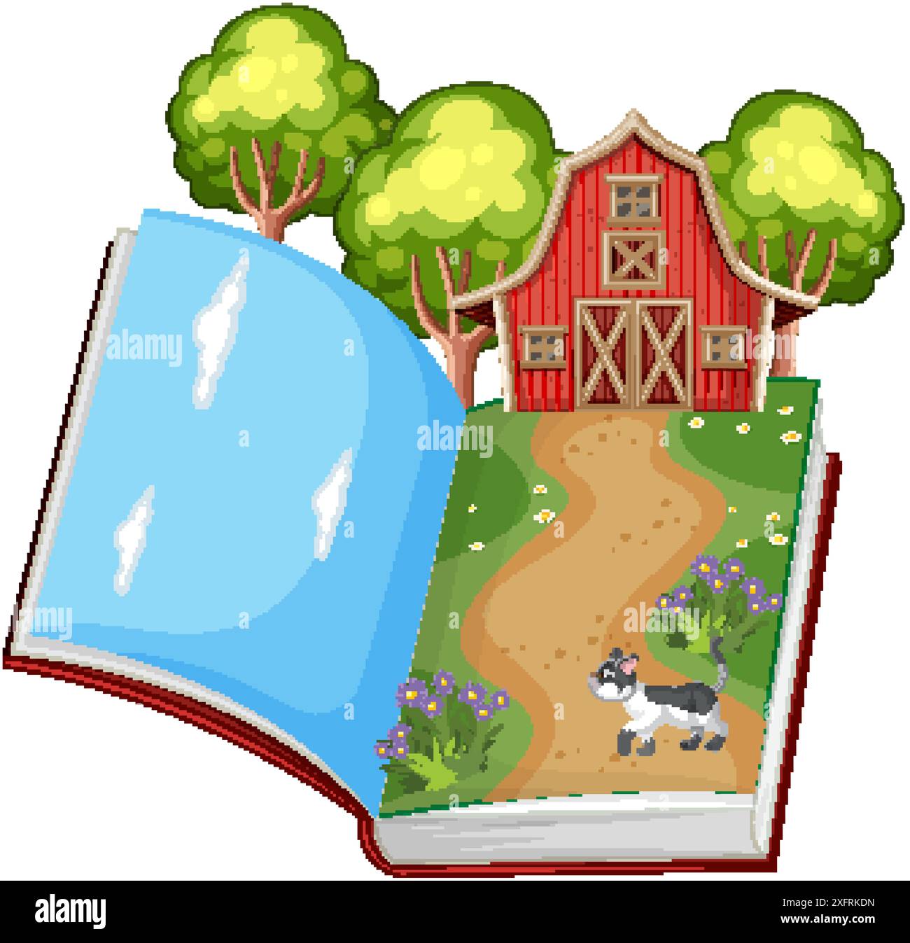 Storybook farm art hi-res stock photography and images - Alamy