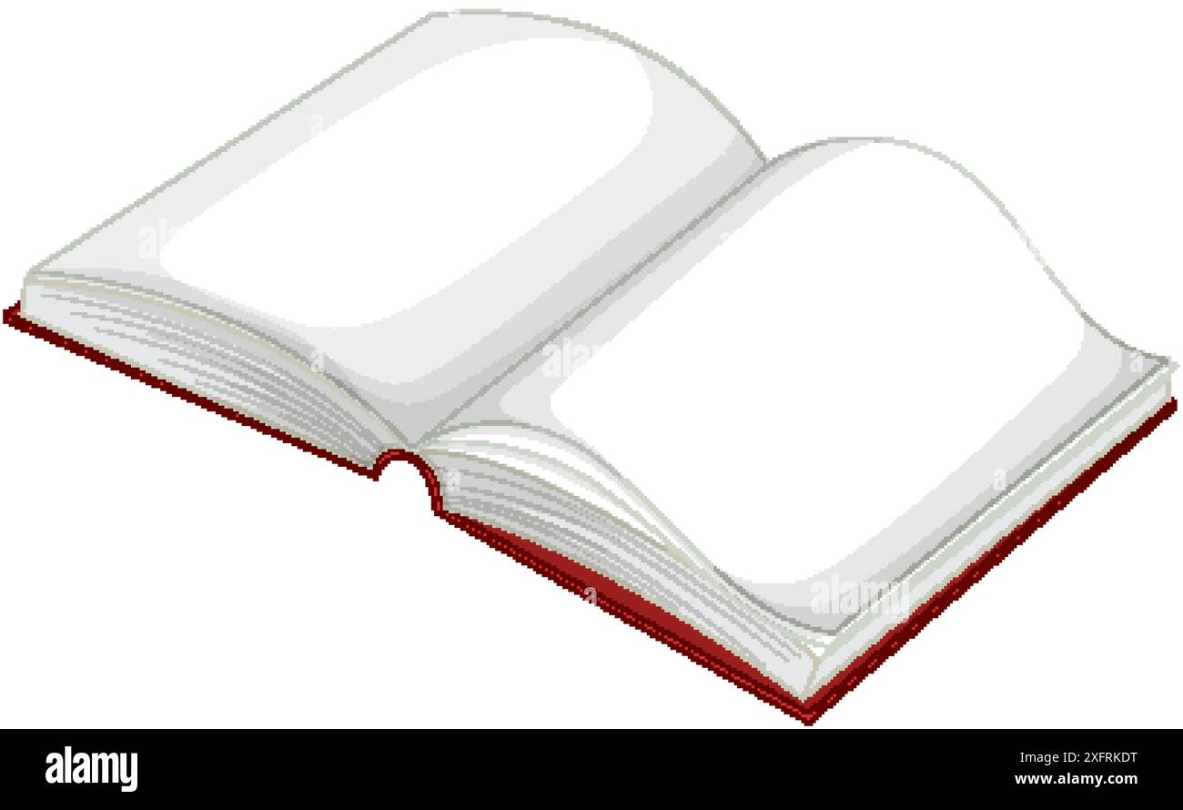 Vector image of an open book Stock Vector Image & Art - Alamy
