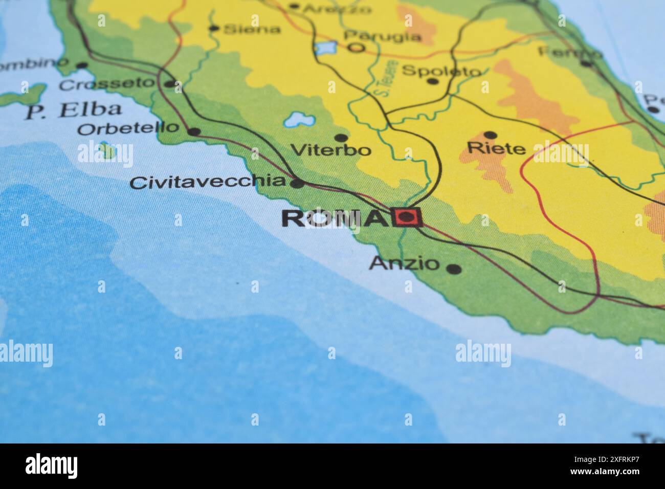 Europe italy political world map hi-res stock photography and images ...