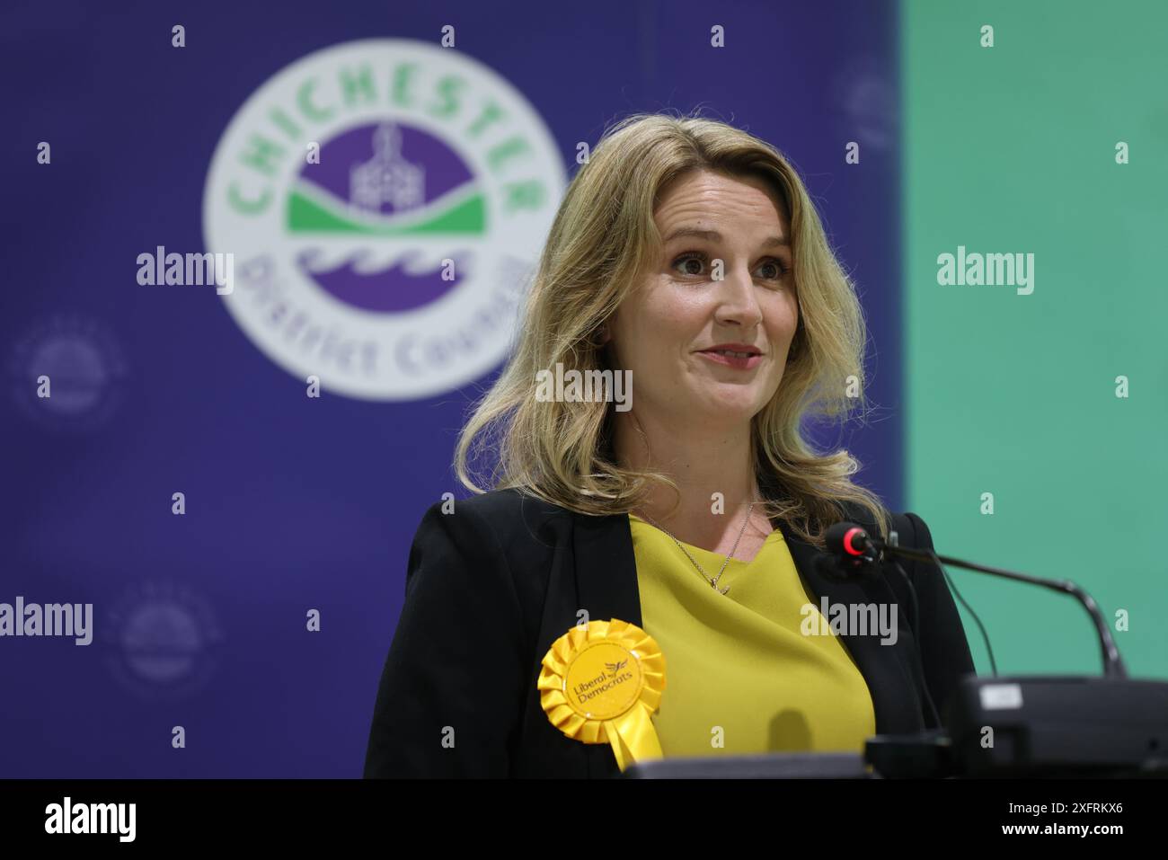 Chichester, West Sussex, UK. Pictured is the the Liberal Democrats ...