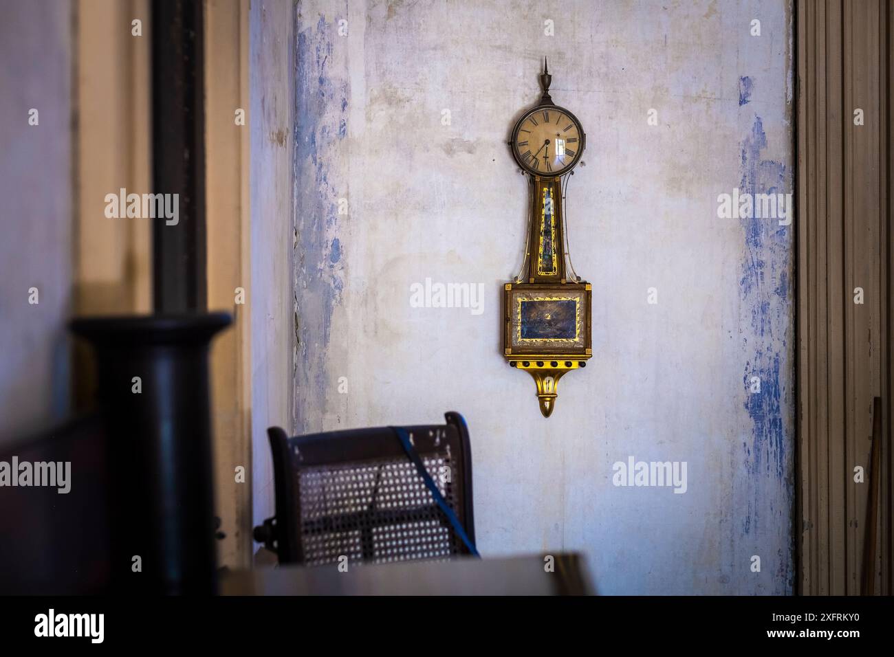 Interior of the Aiken-Rhett House Museum, Charleston, South Carolina ...