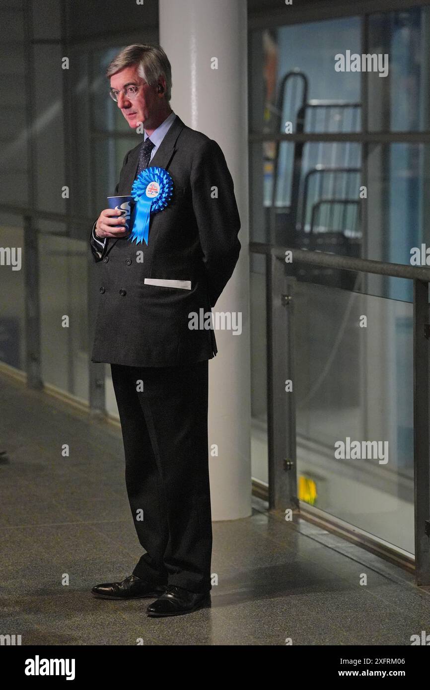 Sir Jacob Rees-Mogg at the Sports Training Village, University of Bath ...