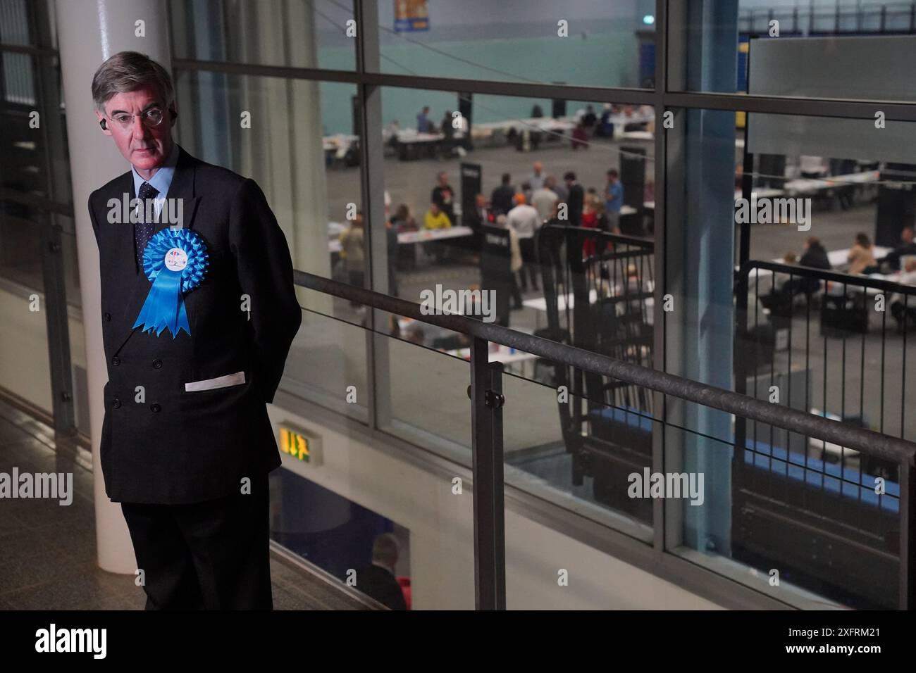 Sir Jacob Rees-Mogg at the Sports Training Village, University of Bath ...