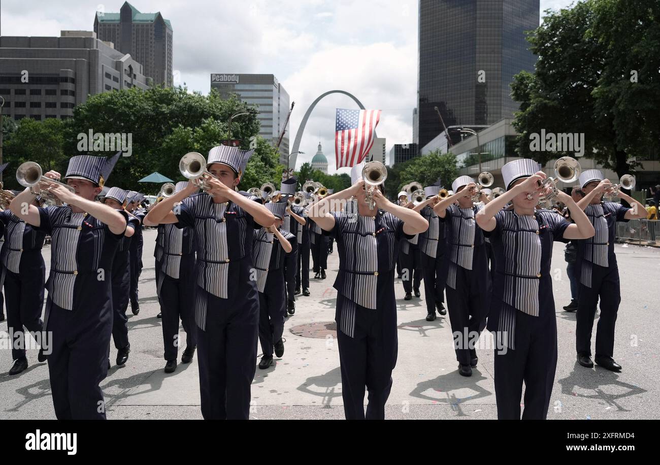 St. Louis, United States. 04th July, 2024. Band members from the O ...