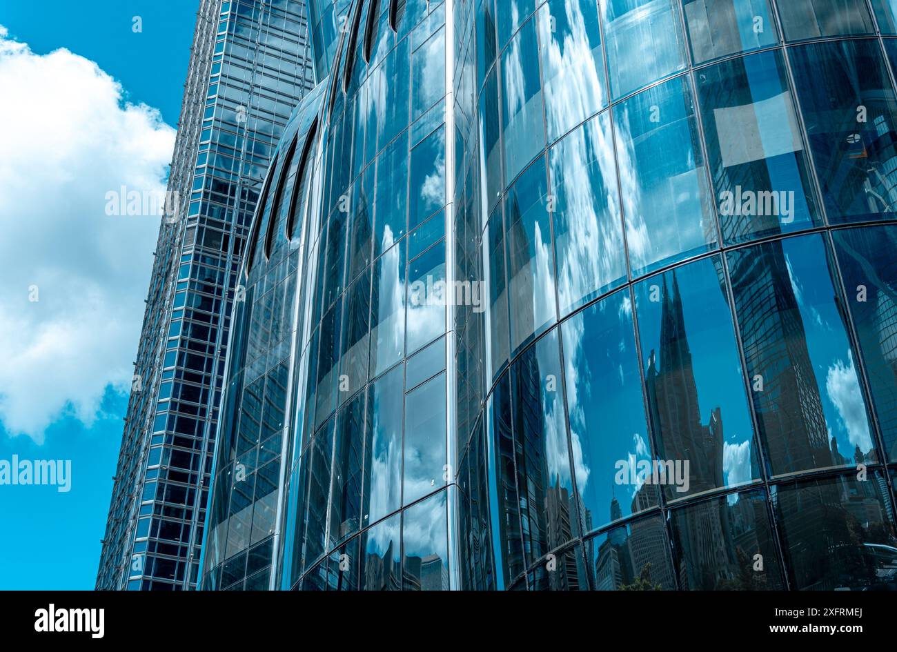 Modern financial skyscrapers in Hong Kong Stock Photo - Alamy
