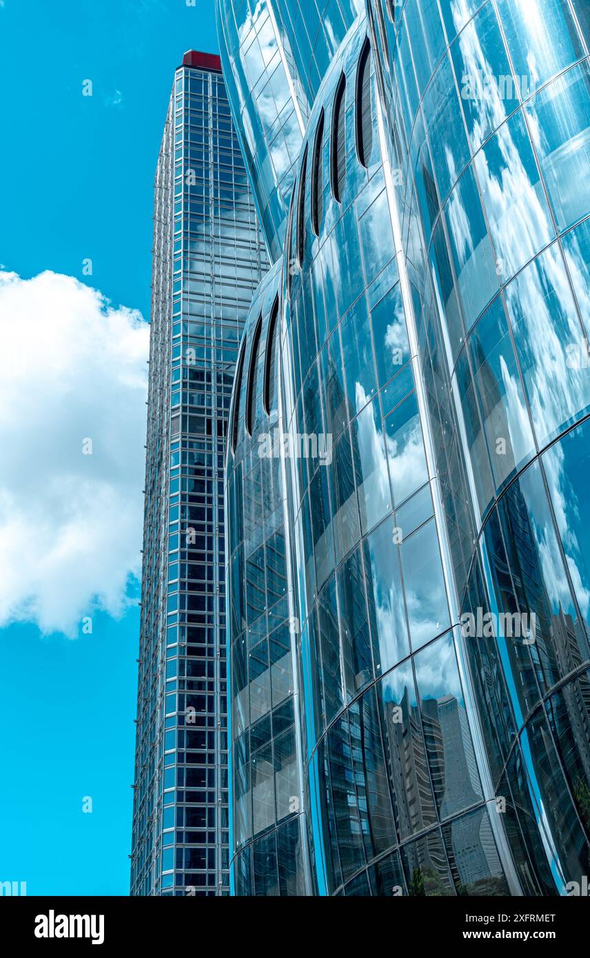 Modern financial skyscrapers in Hong Kong Stock Photo - Alamy