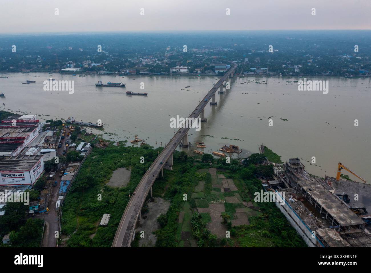 The sixth Bangladesh-China friendship bridge also known as Muktarpur ...