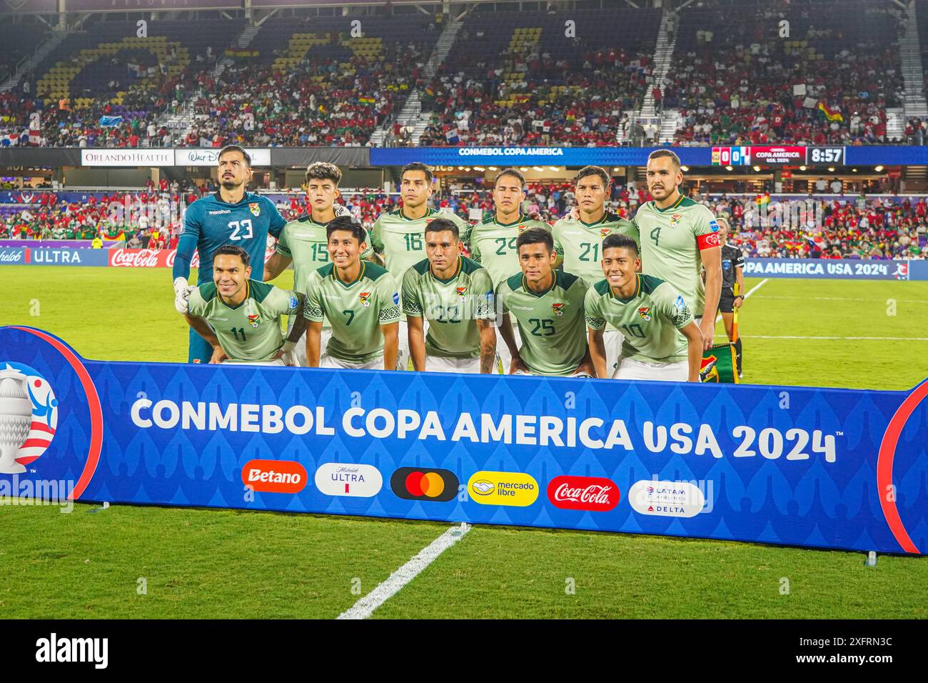 Orlando, Florida, USA, June 20, 2024, Bolivia player during the ...