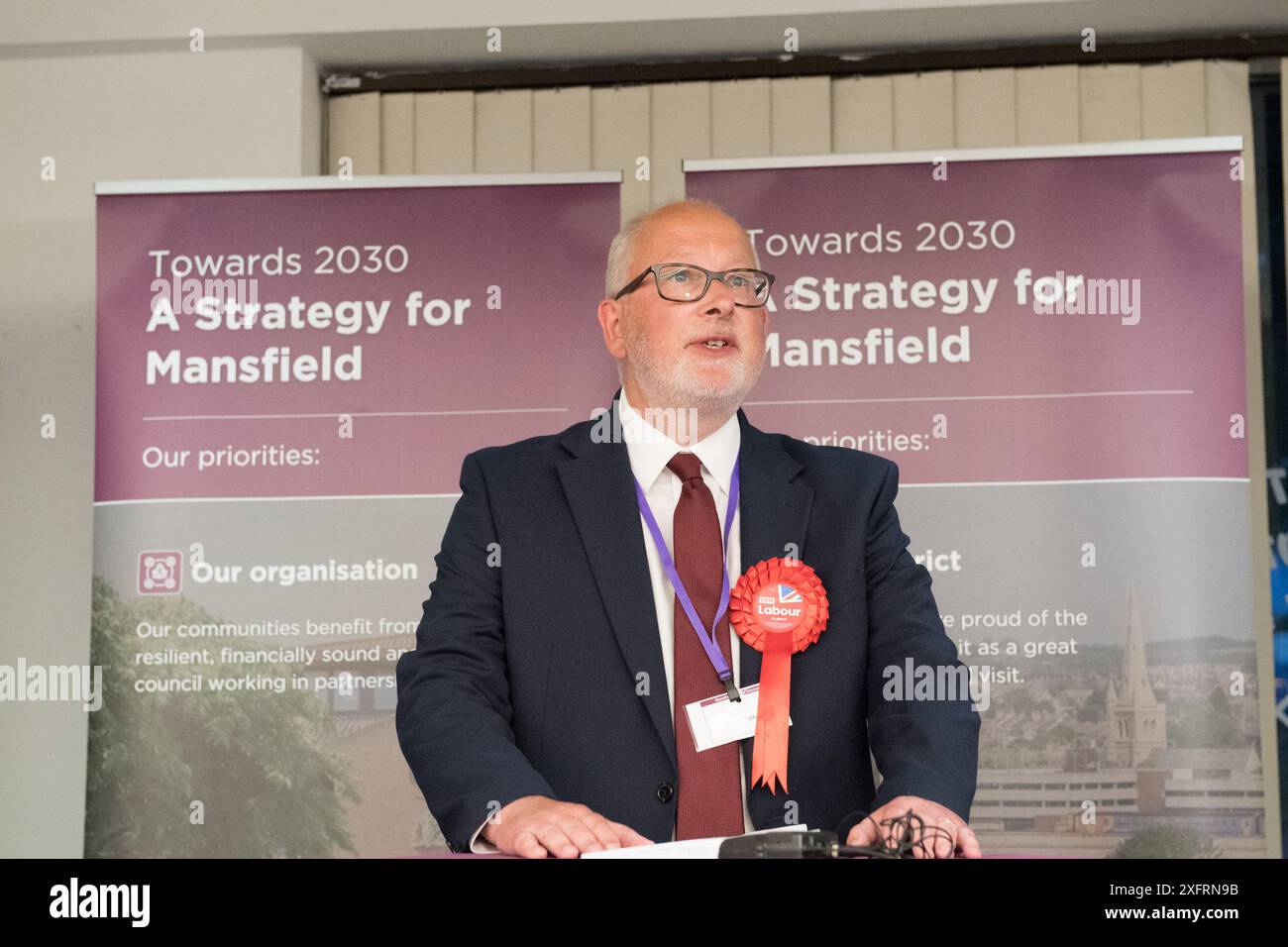 UK Elections, Mansfield, Nottinghamshire, England, UK. 4th July 2024 ...