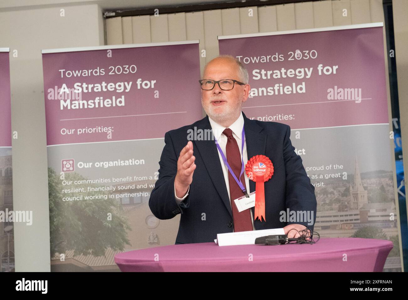 UK Elections, Mansfield, Nottinghamshire, England, UK. 4th July 2024 ...