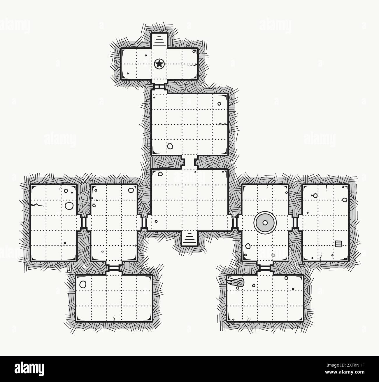 Dungeon Game Asset Top View Vector Illustration Stock Vector Image And Art Alamy