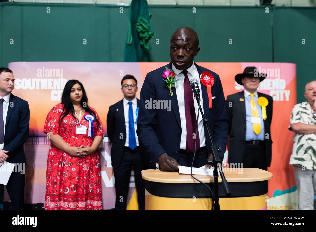 Garon Park, Southend on Sea, Essex, UK. 5th Jul, 2024. The results have ...