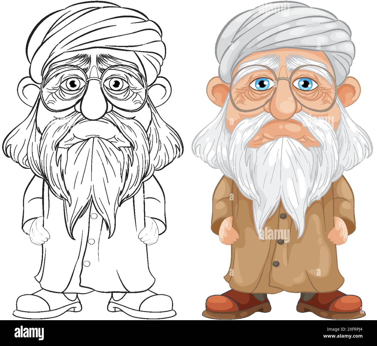 Turban and beard Cut Out Stock Images & Pictures - Alamy