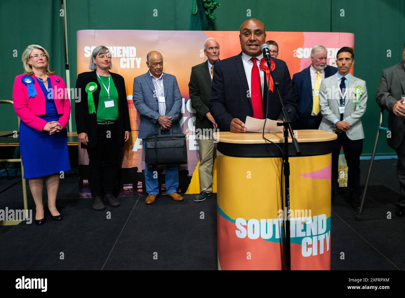 Garon Park, Southend on Sea, Essex, UK. 5th Jul, 2024. The results have ...
