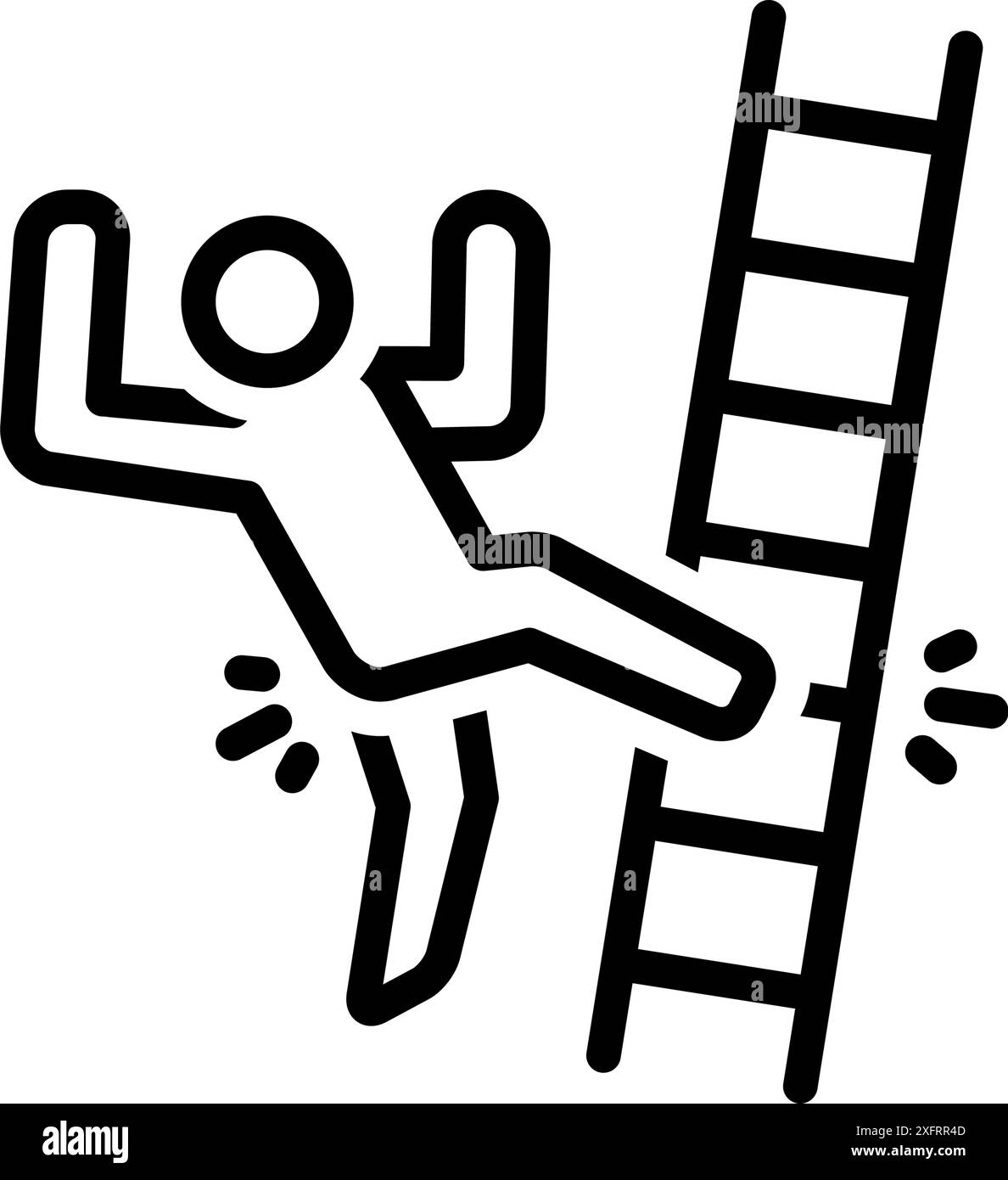 Icon for slip,slip and fall Stock Vector Image & Art - Alamy