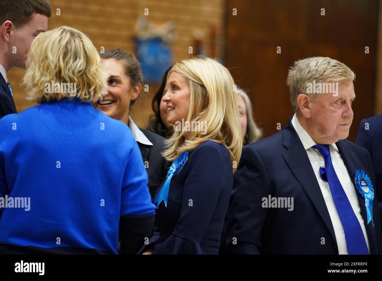 Minister of State without Portfolio Esther McVey at Macclesfield ...
