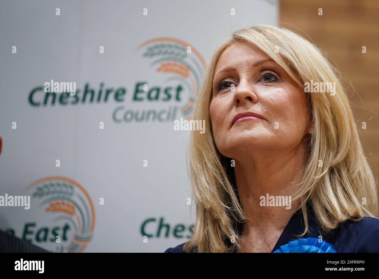 Minister of State without Portfolio Esther McVey at Macclesfield ...