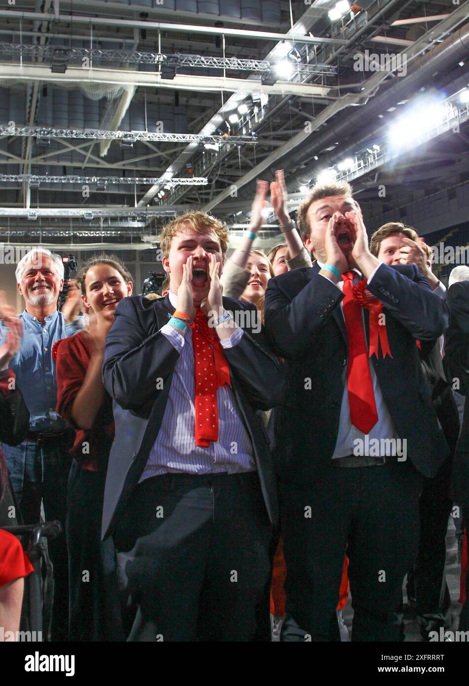 General Election 2024. Glasgow count, Emirates Arena Glasgow 5 July ...