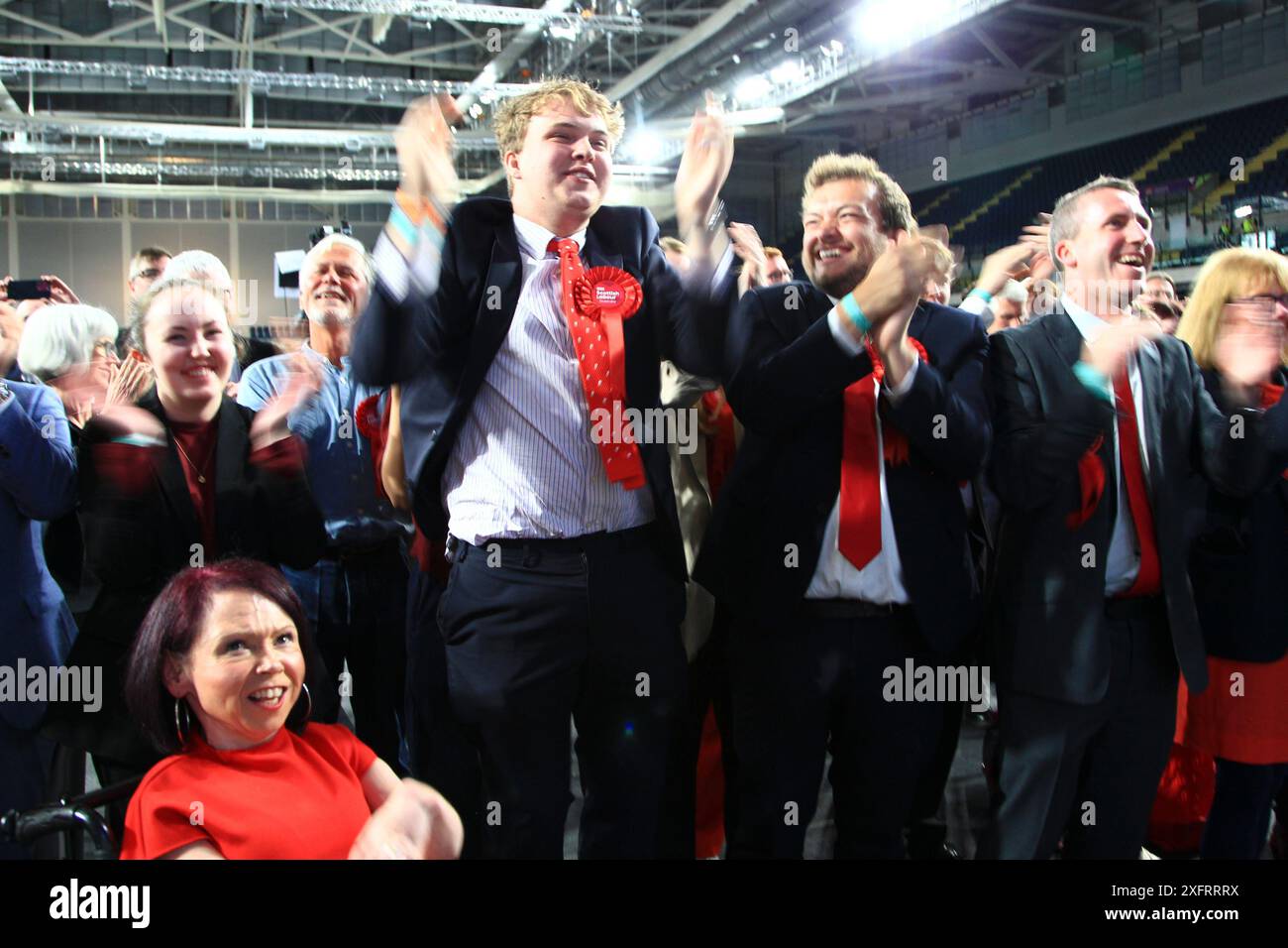 General Election 2024. Glasgow count, Emirates Arena Glasgow 5 July ...