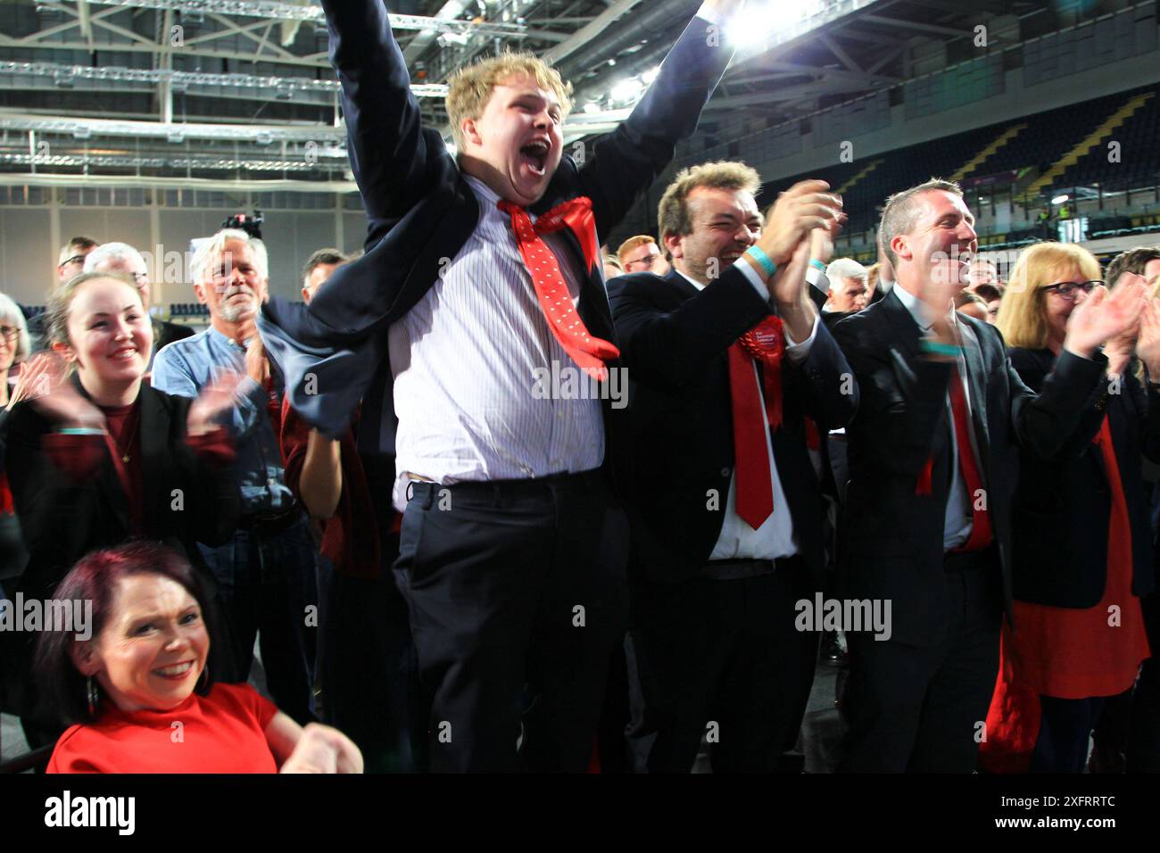 General Election 2024. Glasgow count, Emirates Arena Glasgow 5 July ...