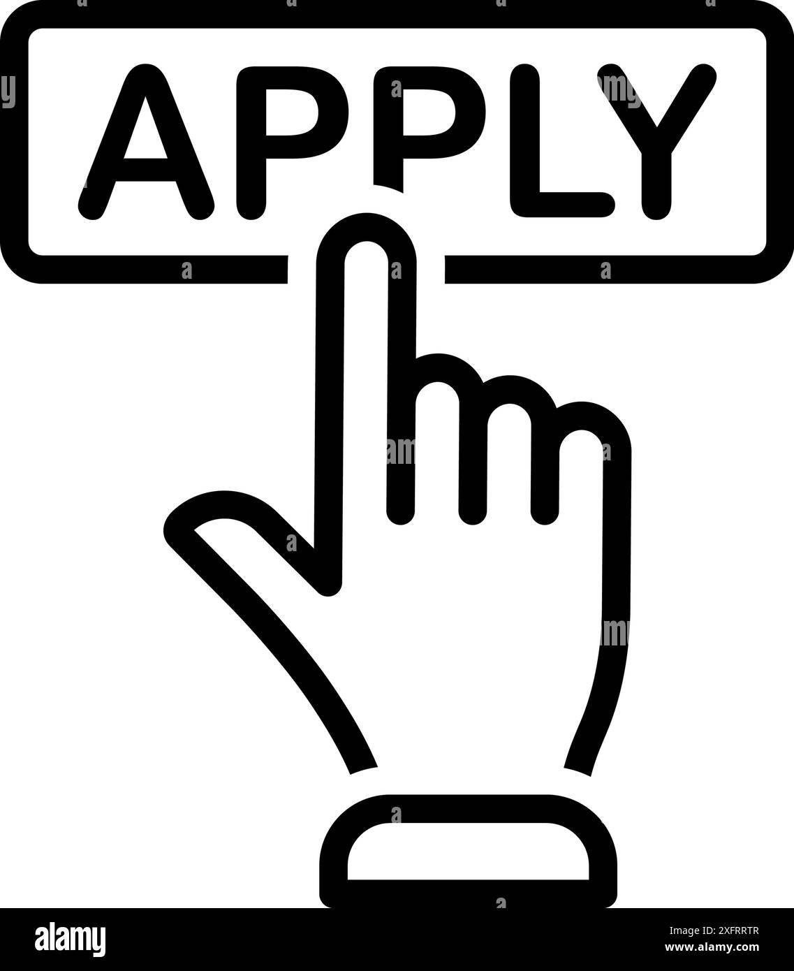 Apply online registration application Stock Vector Images - Alamy