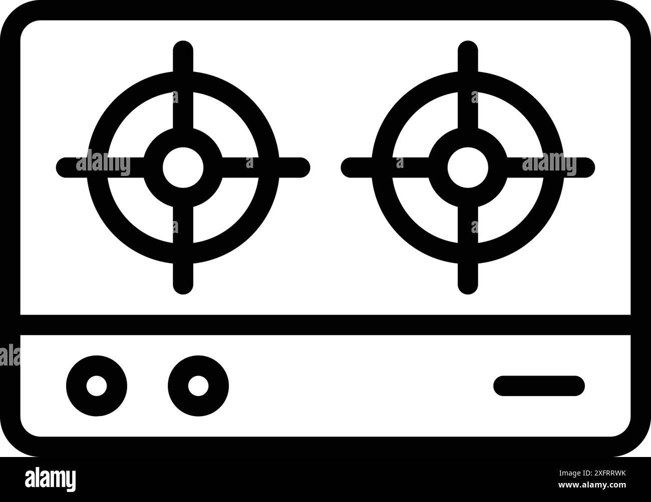 Two burner Stock Vector Images - Alamy