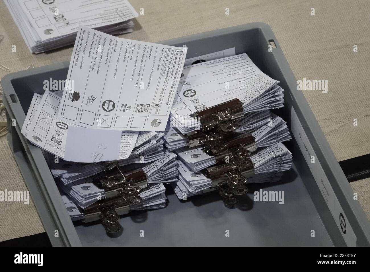 General election 2024 ballot paper hi-res stock photography and images ...