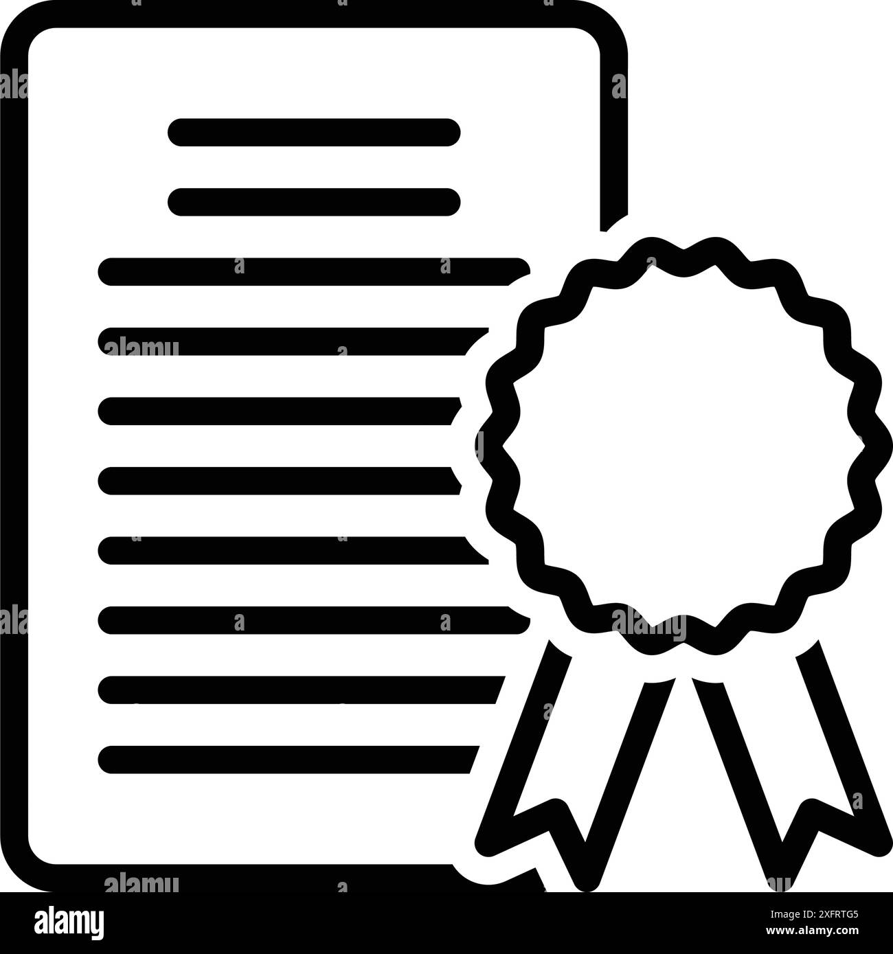 Icon for licensing,certificate Stock Vector Image & Art - Alamy