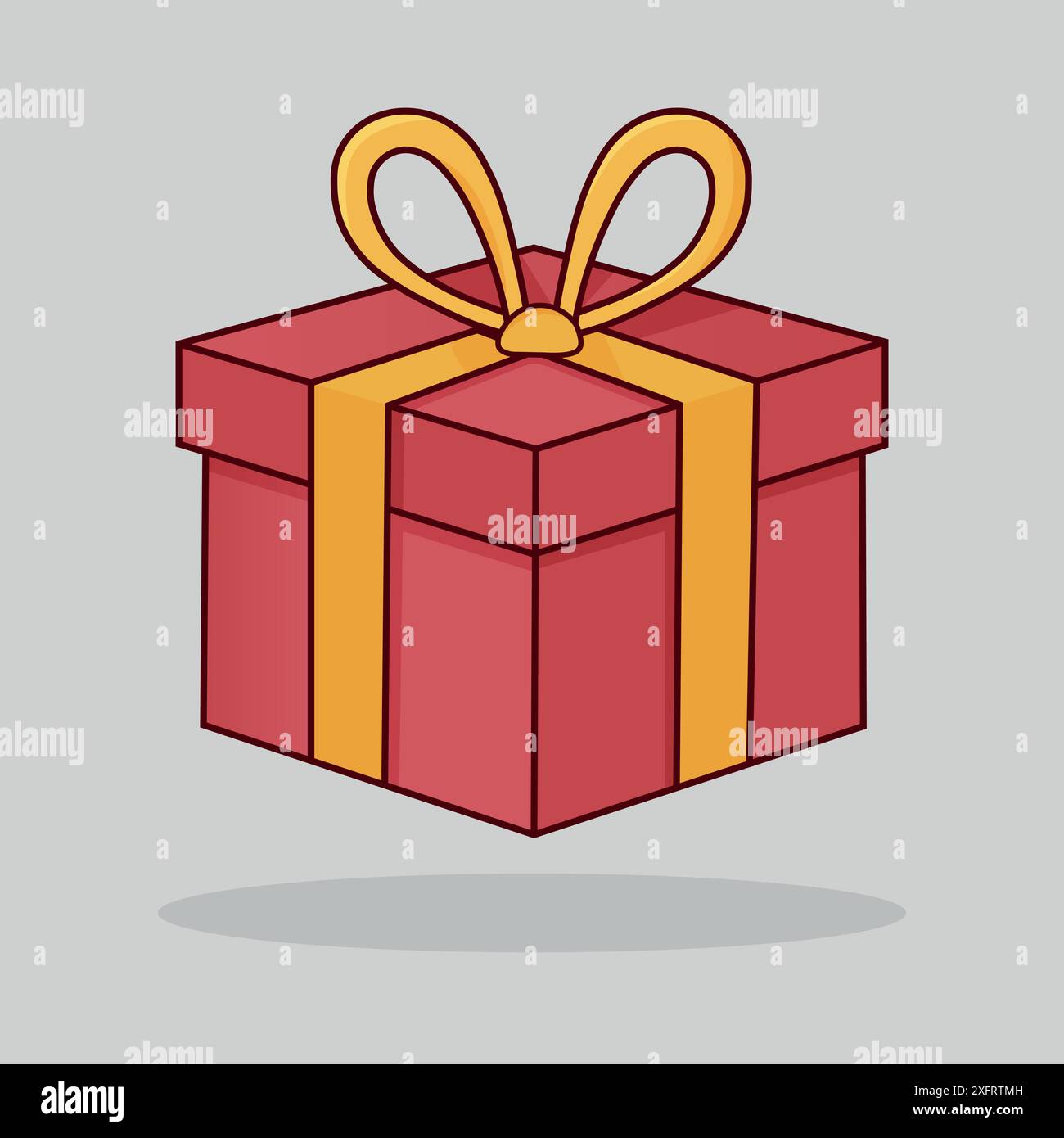Red mystery box on Stock Vector Images - Alamy