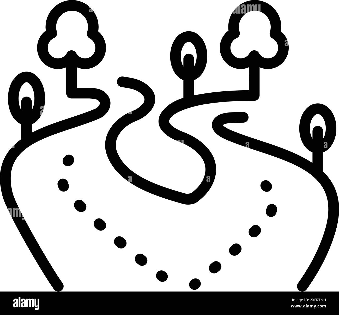 Pathway icon Black and White Stock Photos & Images - Alamy