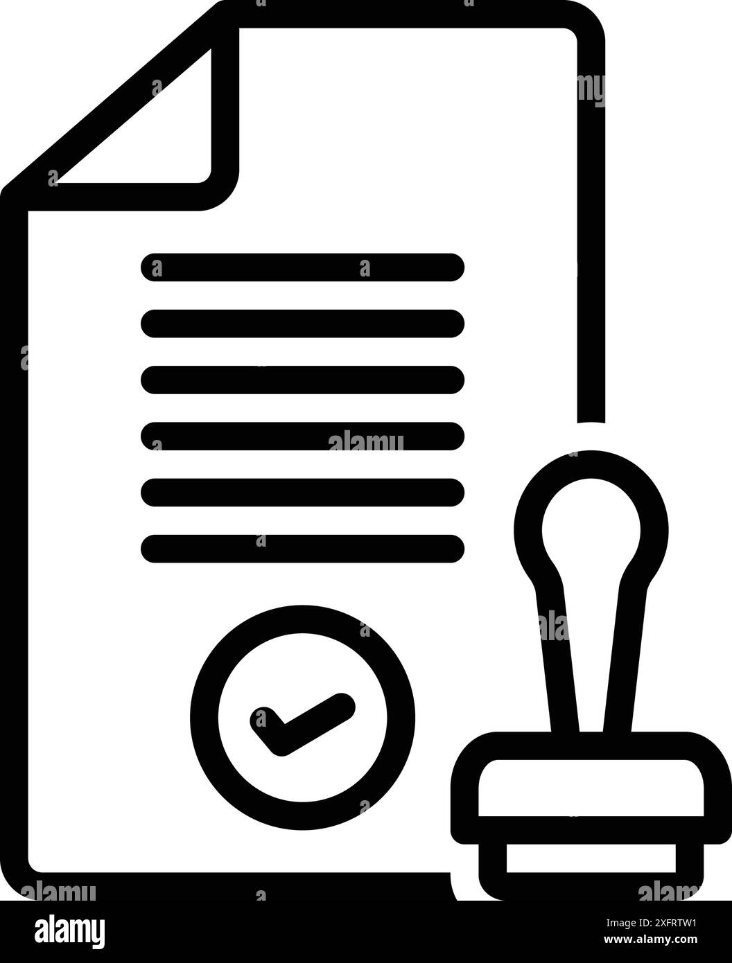 Icon for cleared,processed Stock Vector Image & Art - Alamy