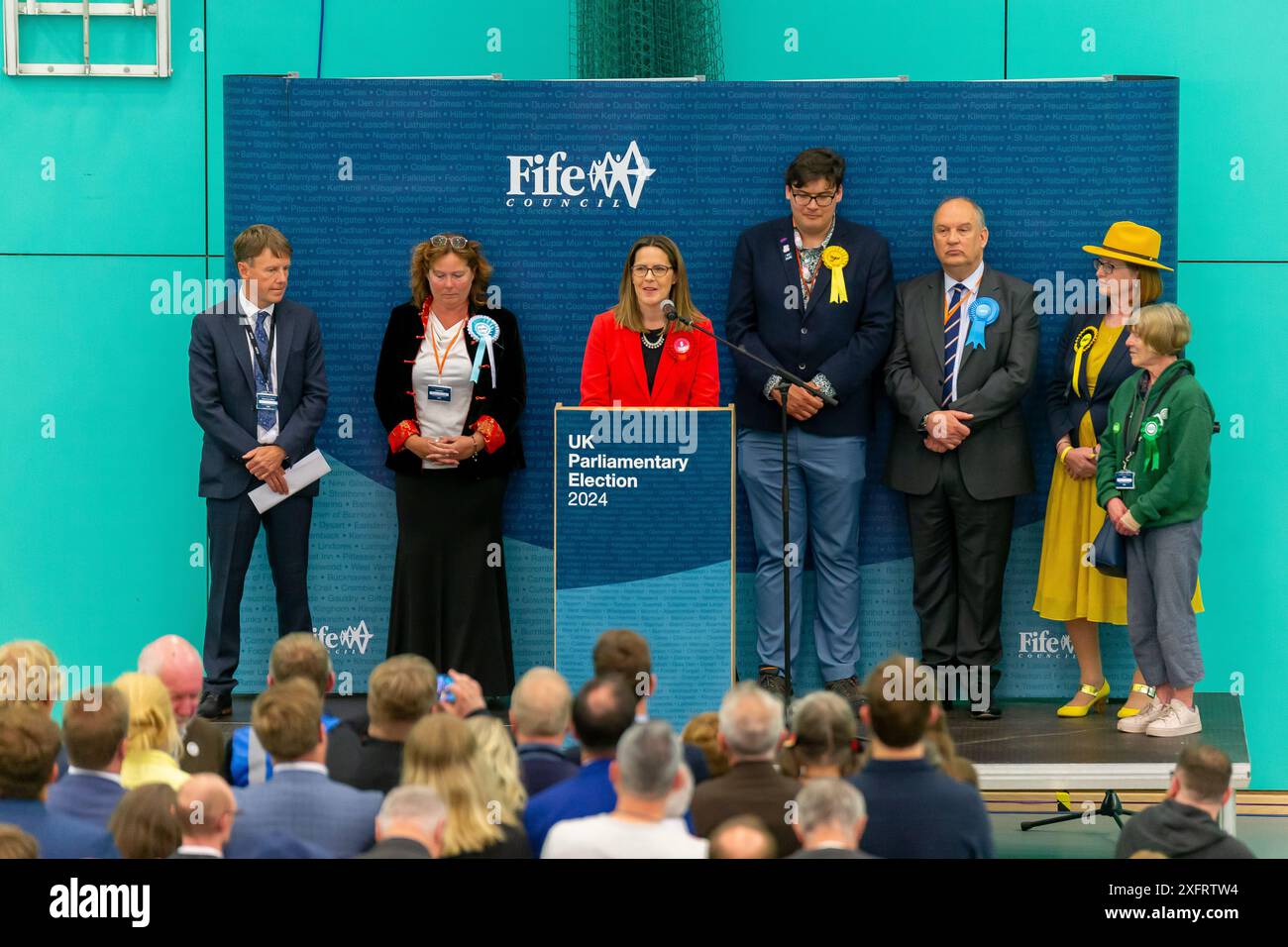 Glenrothes, Scotland. 5th July 2024. UK Election: Newly elected Labour ...