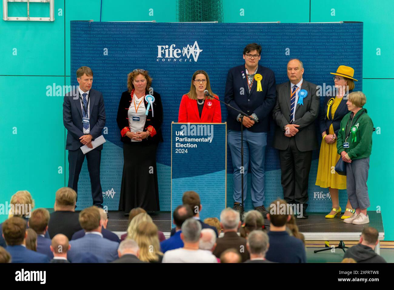 Glenrothes, Scotland. 5th July 2024. UK Election: Newly elected Labour ...